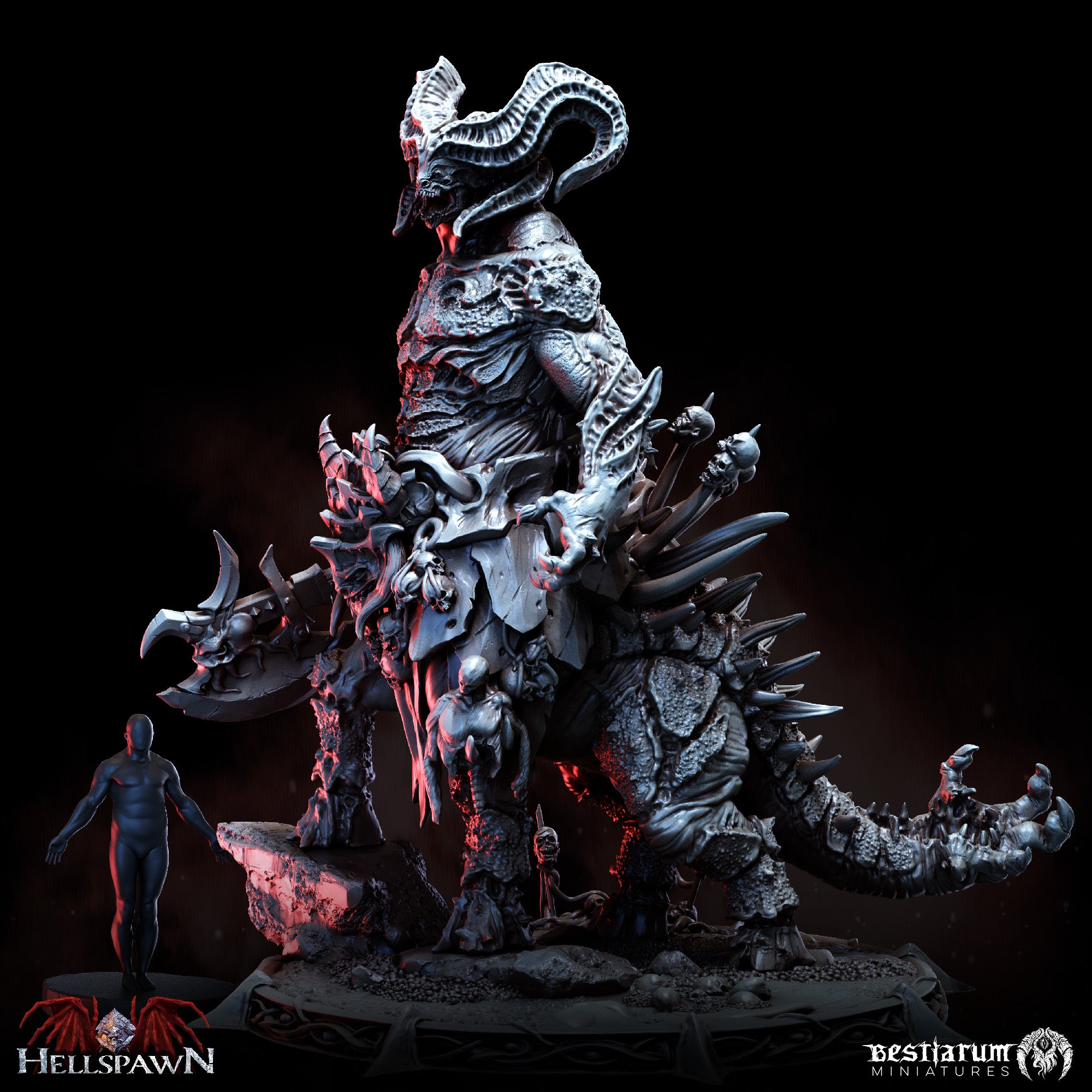 Gorm the Destroyer | STL | Hellspawn – Bestiarum Games