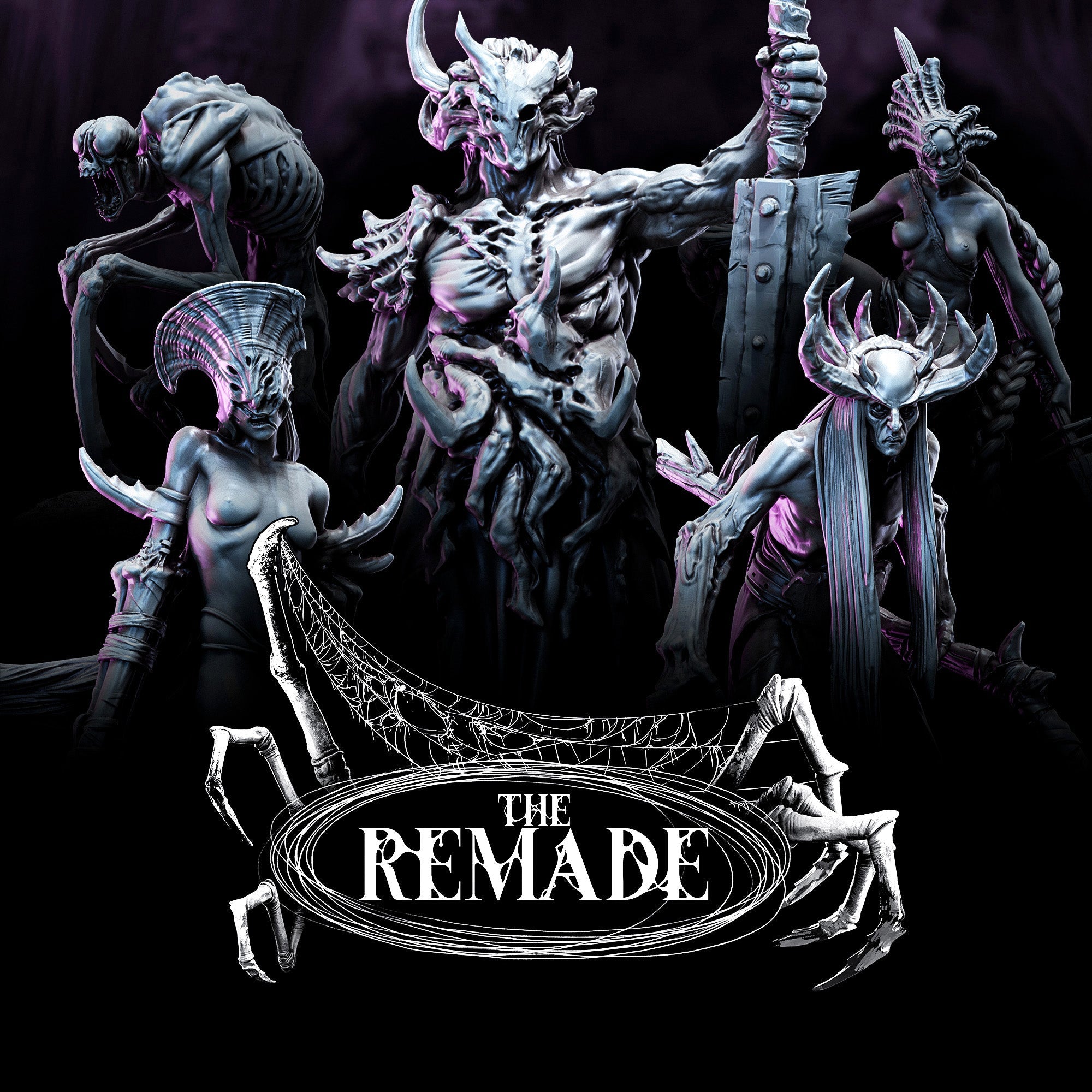 The Remade - Arachnid Horror Miniatures – Bestiarum Games