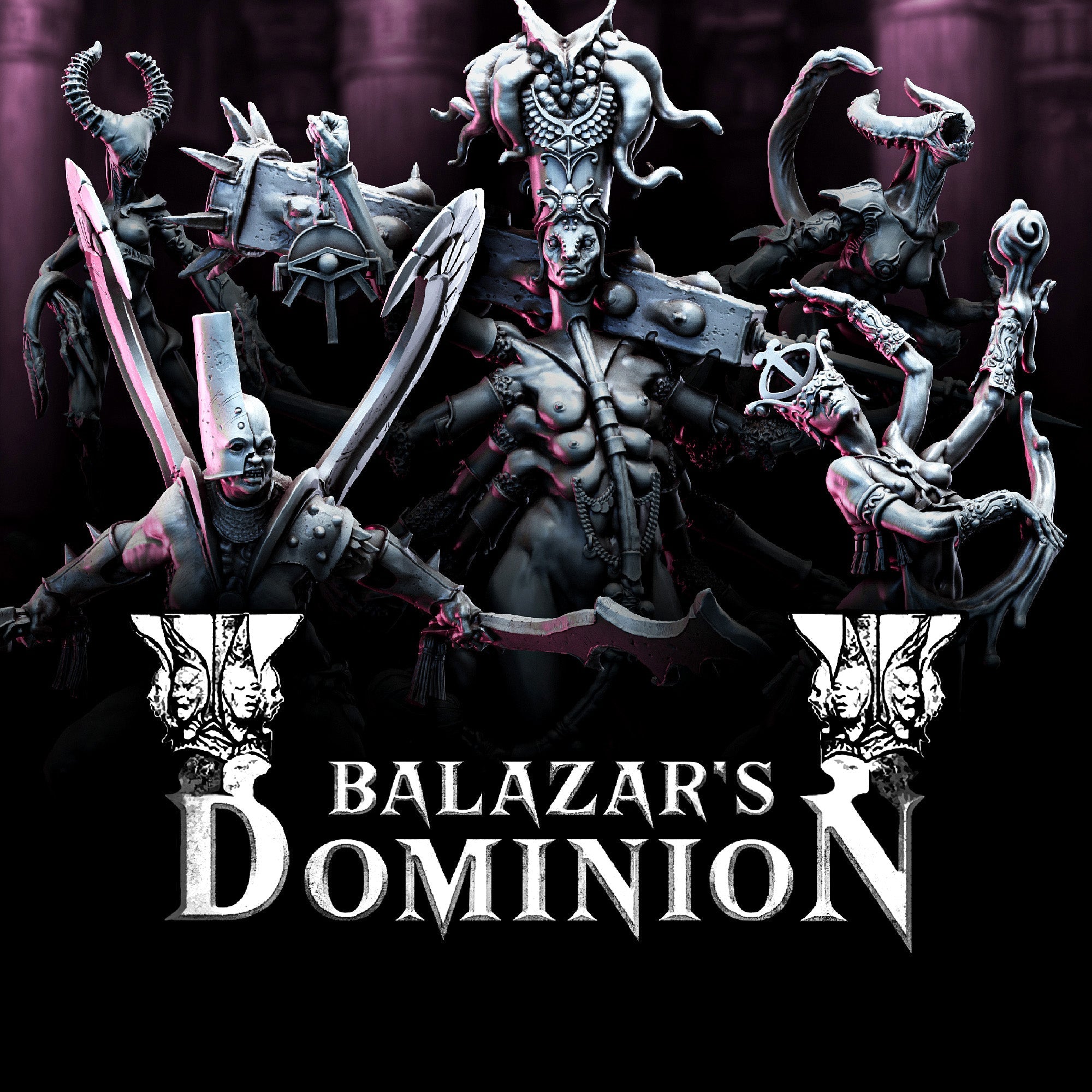 Balazar's Dominion – Dark Excess Demon Miniatures – Bestiarum Games