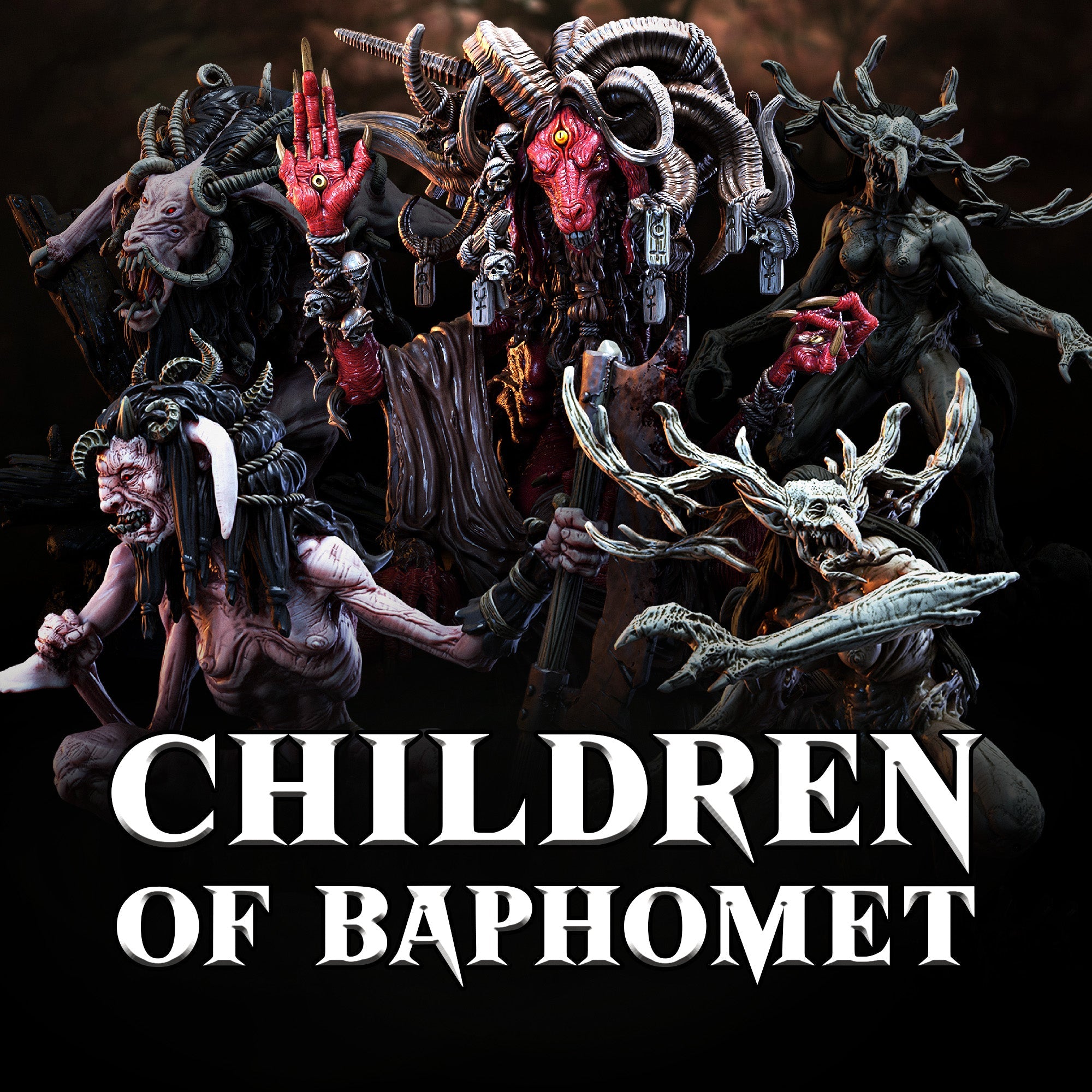 Children of Baphomet - Beastly Folk Horror Miniatures – Bestiarum Games