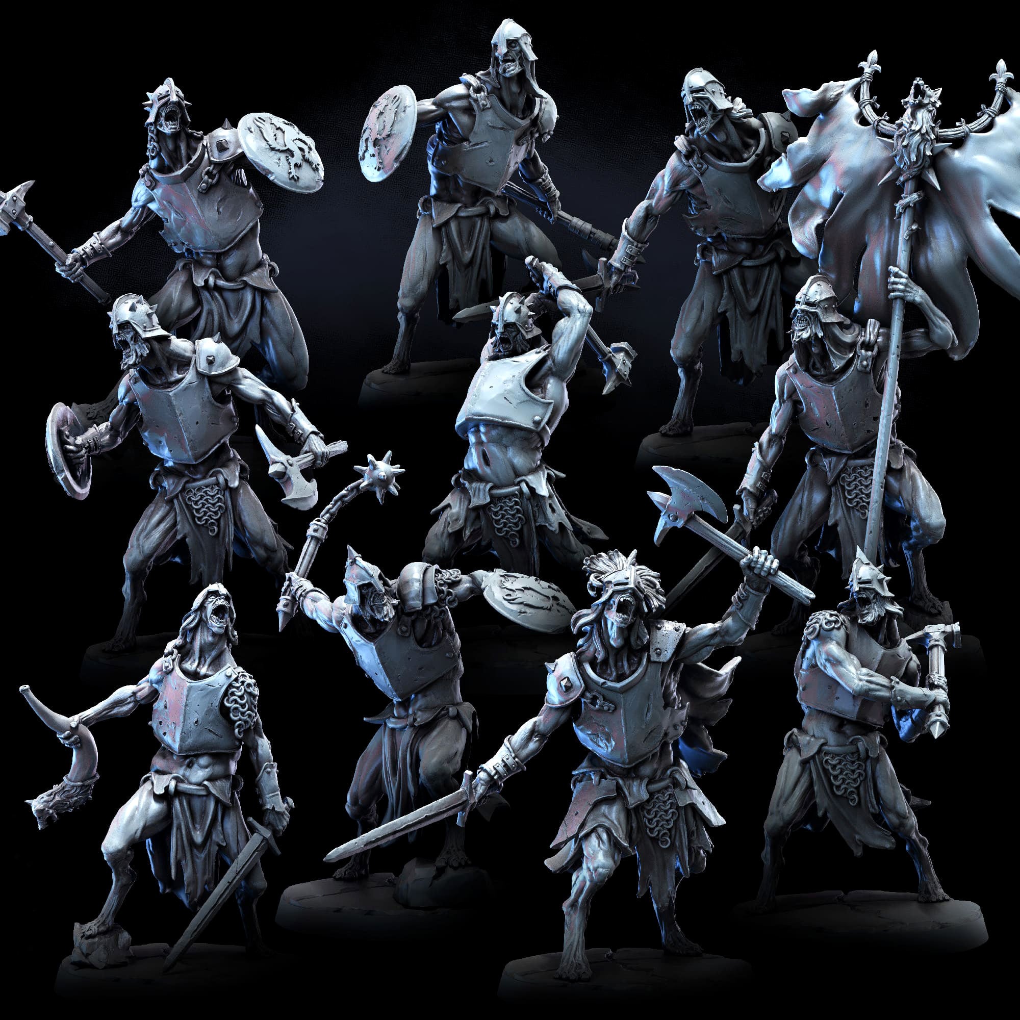 Revenant Footmen | STL | Calden Keep – Bestiarum Games
