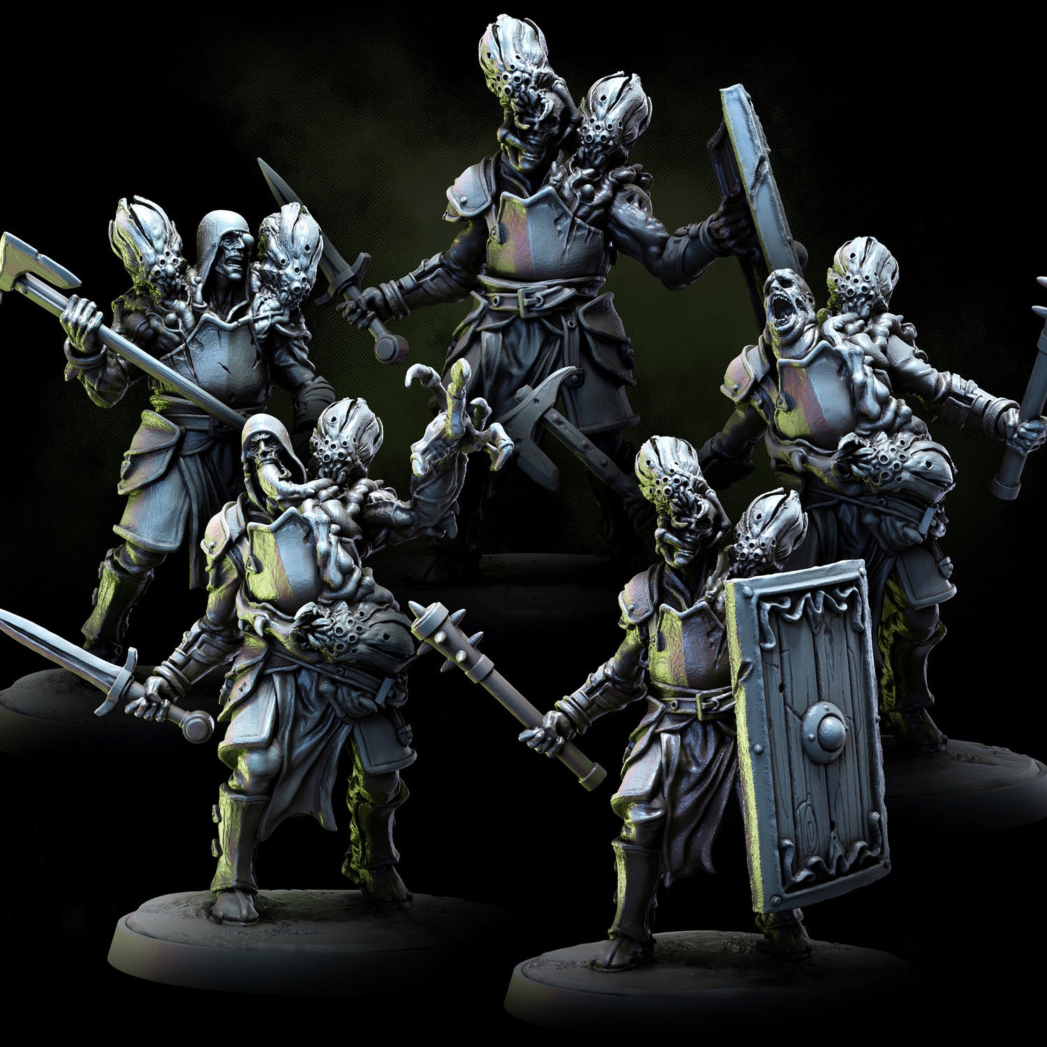 Infested Warriors | STL | Church of the Acarid – Bestiarum Games