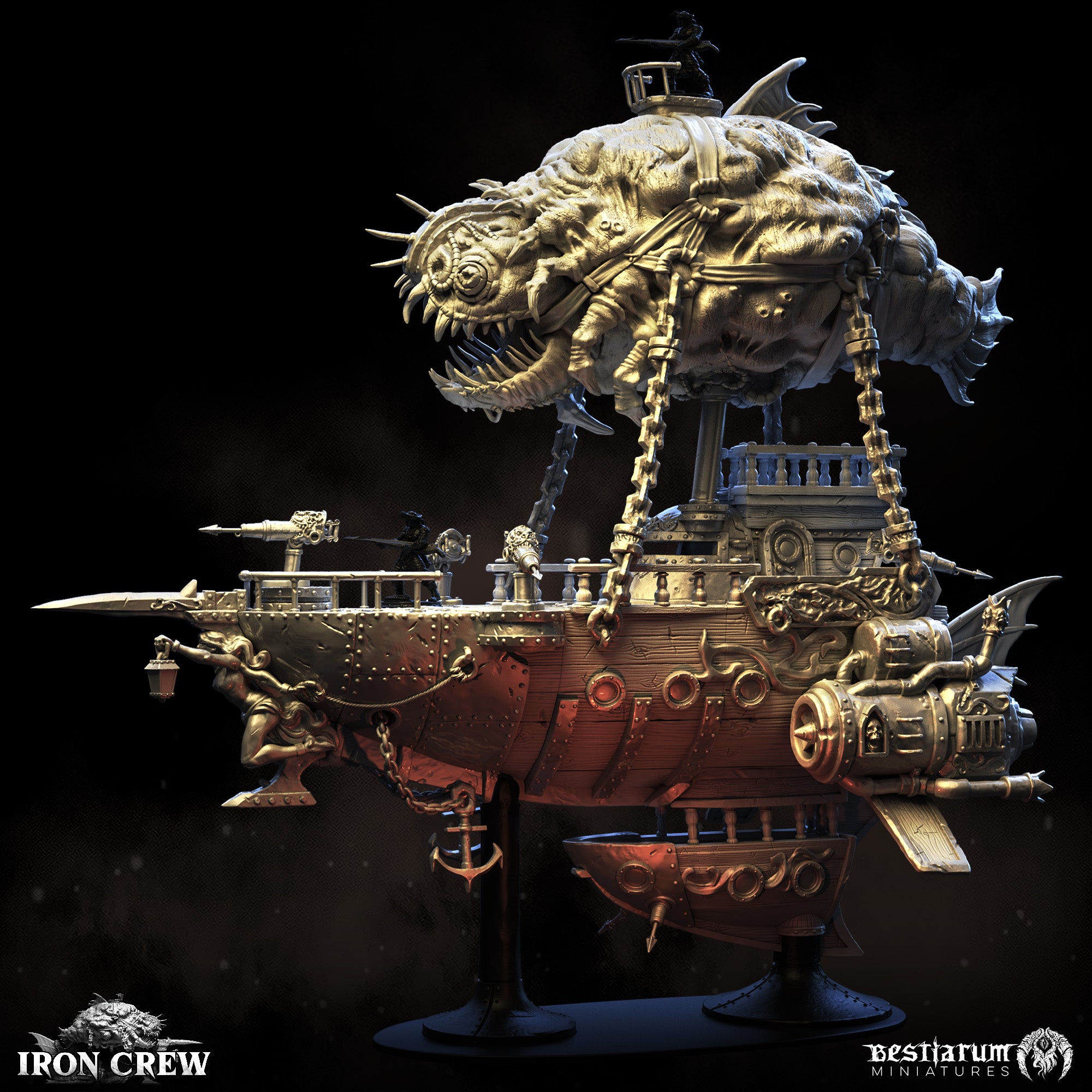 Narwhal - The Iron Ship | STL | Roilsea Corsairs – Bestiarum Games