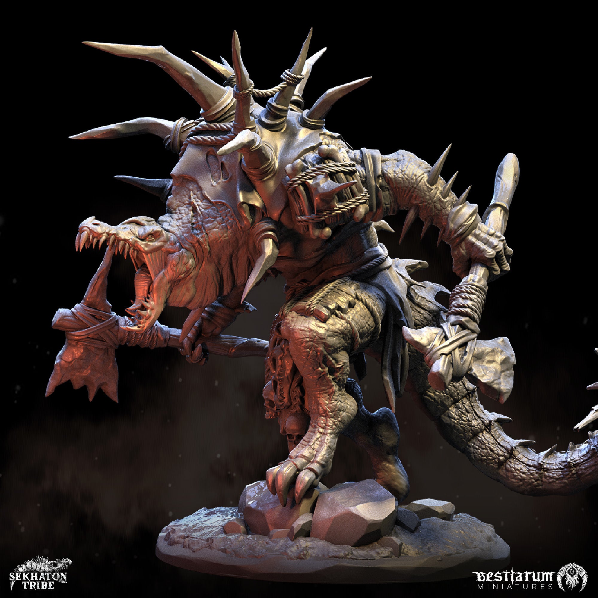 Sekhaton Reaver | Sekhaton Tribe | Bestiarum | Miniatures | D&D | Warg ...