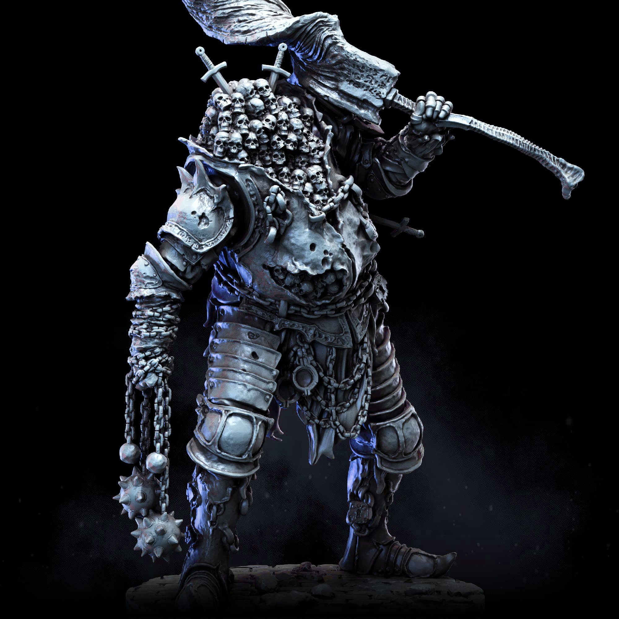 Shattered Goliath Soul Vessel | STL | Graves of the Lost – Bestiarum Games