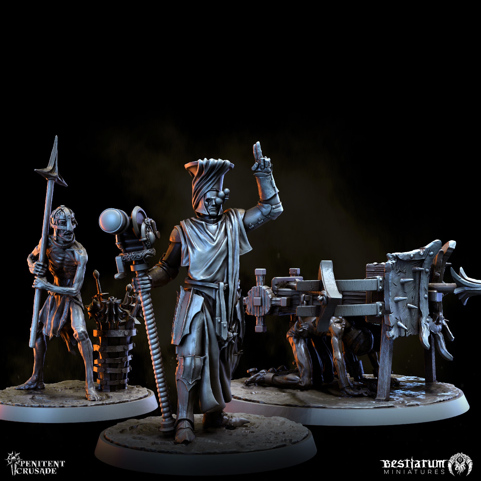 Crusade Engineer & Siege Bow | Penitent Crusade | Bestiarum | Miniatur ...