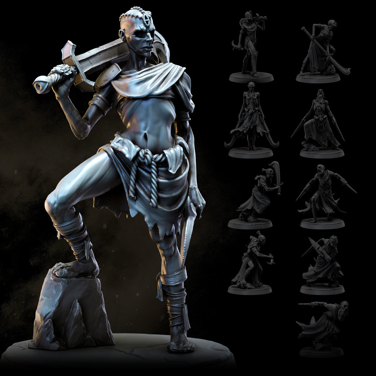 Echoes of the Seraphim - Angelic Horror Miniatures – Bestiarum Games