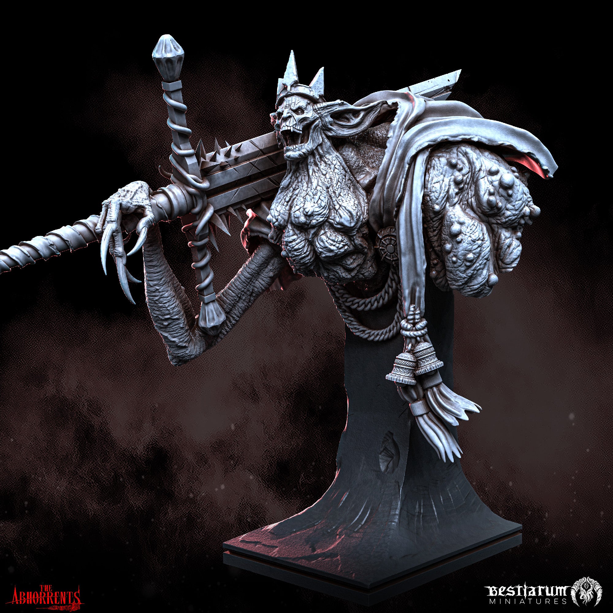 Lord Nachzehrer Bust | The Abhorrents – Bestiarum Games