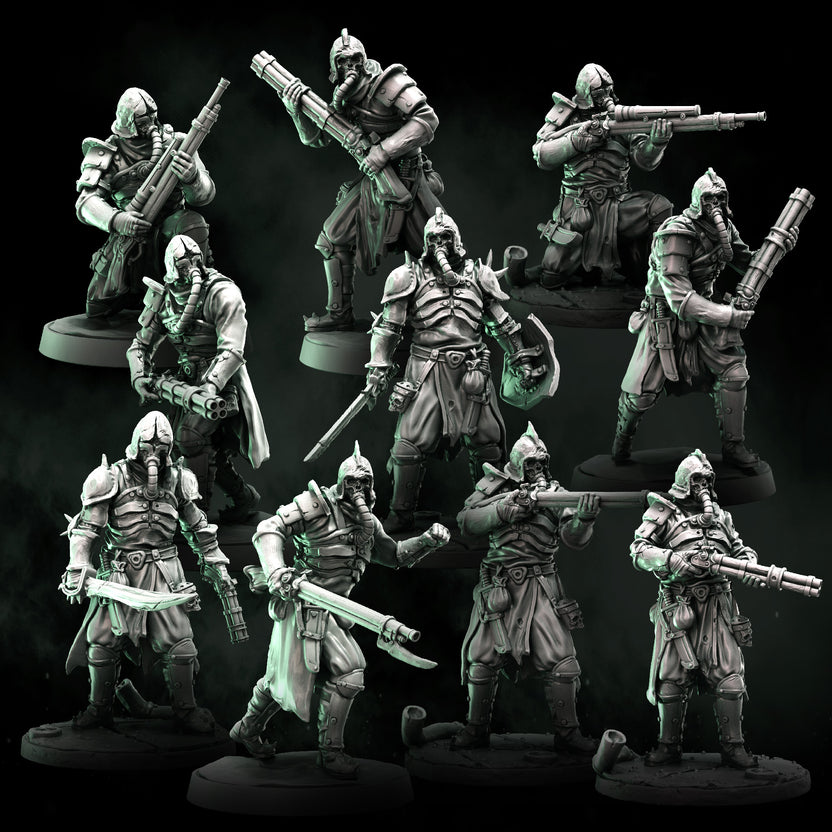 Allstein - Dieselpunk Horror Miniatures – Bestiarum Games