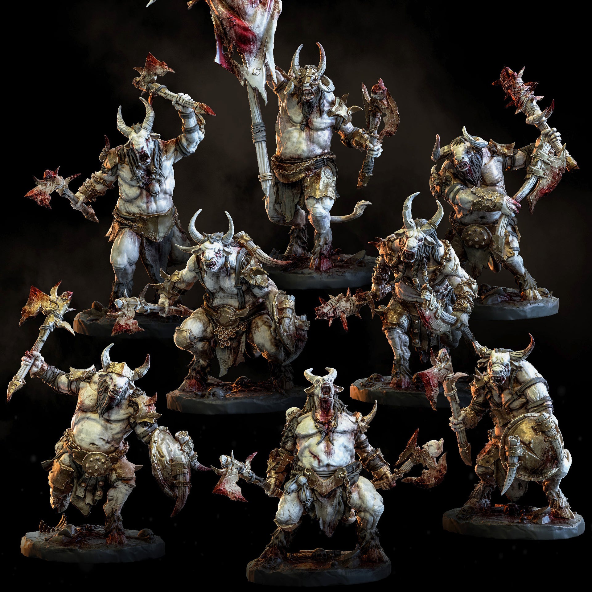 Beastmen - Dark Fantasy Miniatures – Bestiarum Games