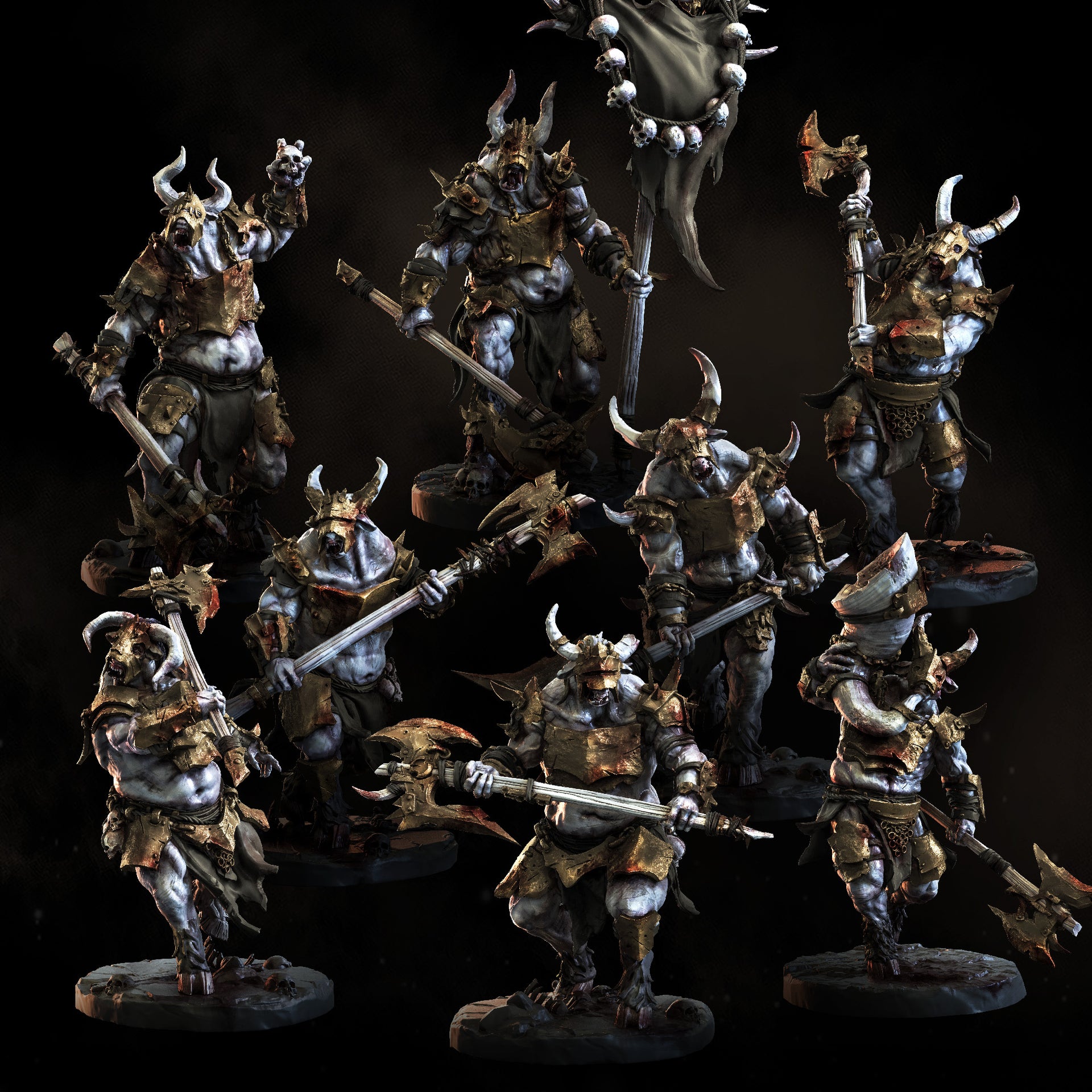 Beastmen - Dark Fantasy Miniatures – Bestiarum Games