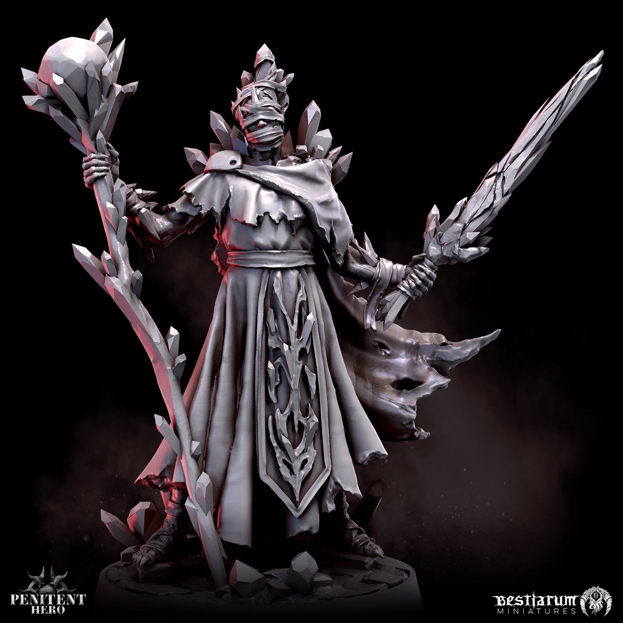 Crystal Mage | STL | Tower of Madness – Bestiarum Games