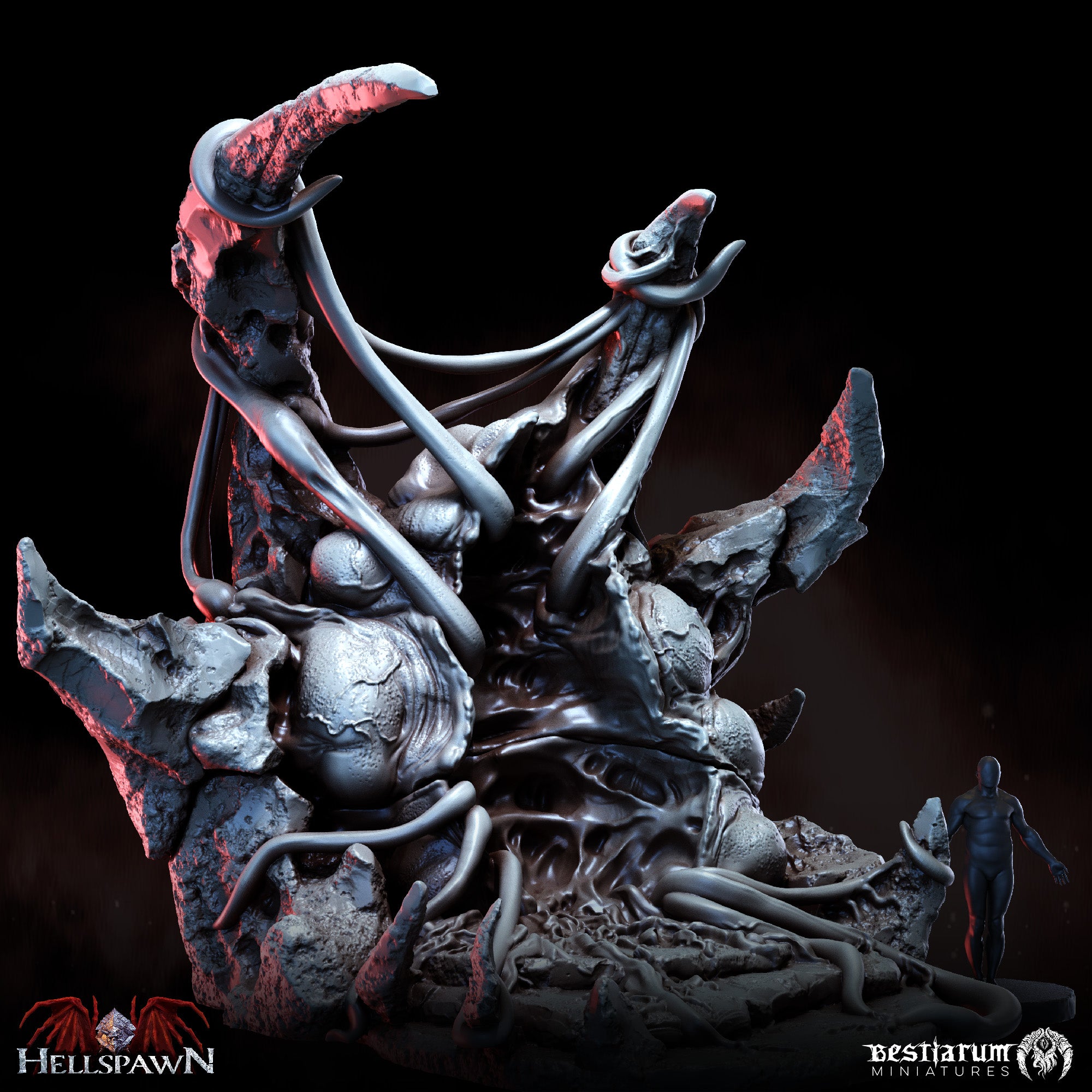 Large Demonic Portal | STL | Hellspawn – Bestiarum Games