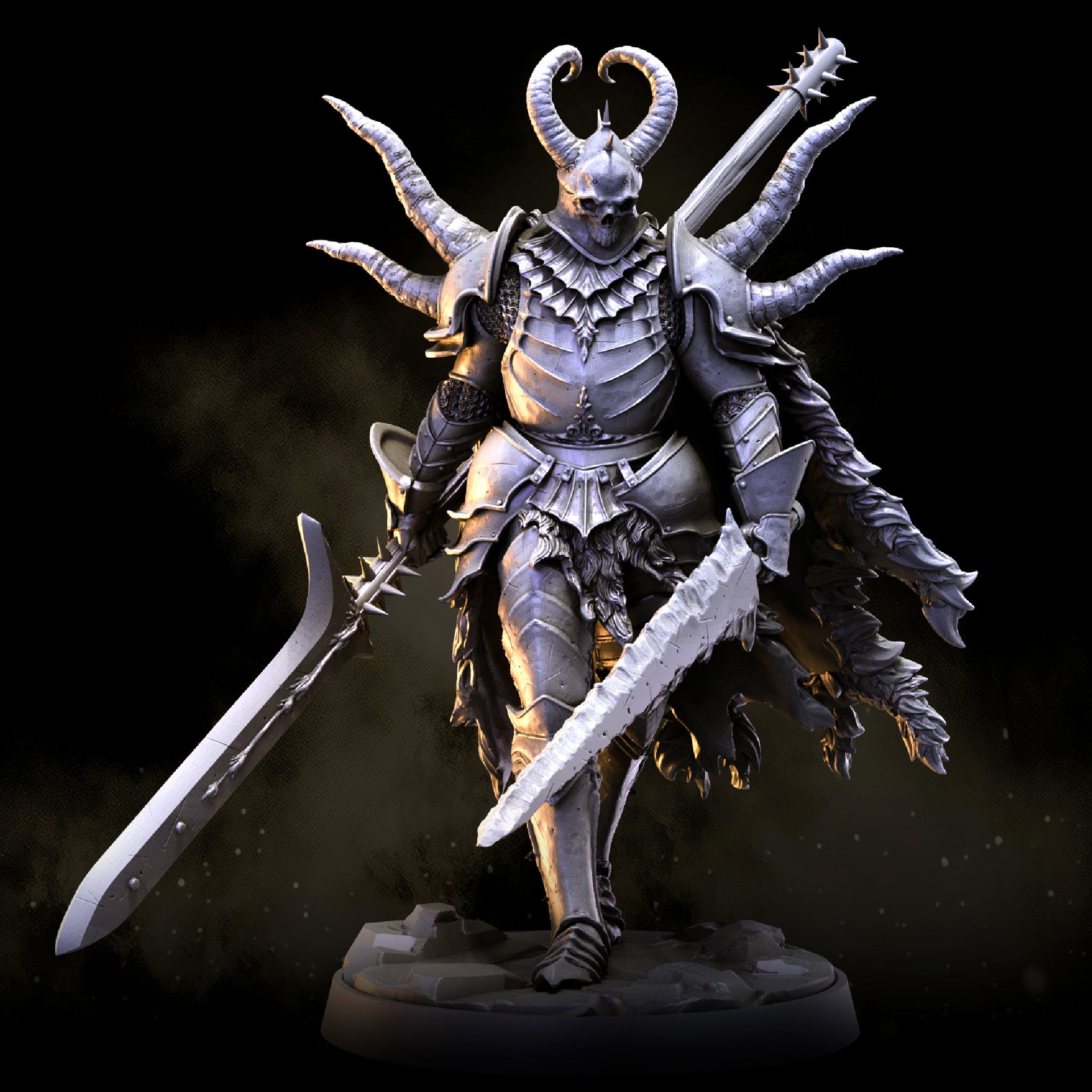Knights of the Beast - Dark Fantasy Evil Knight Miniatures – Bestiarum ...