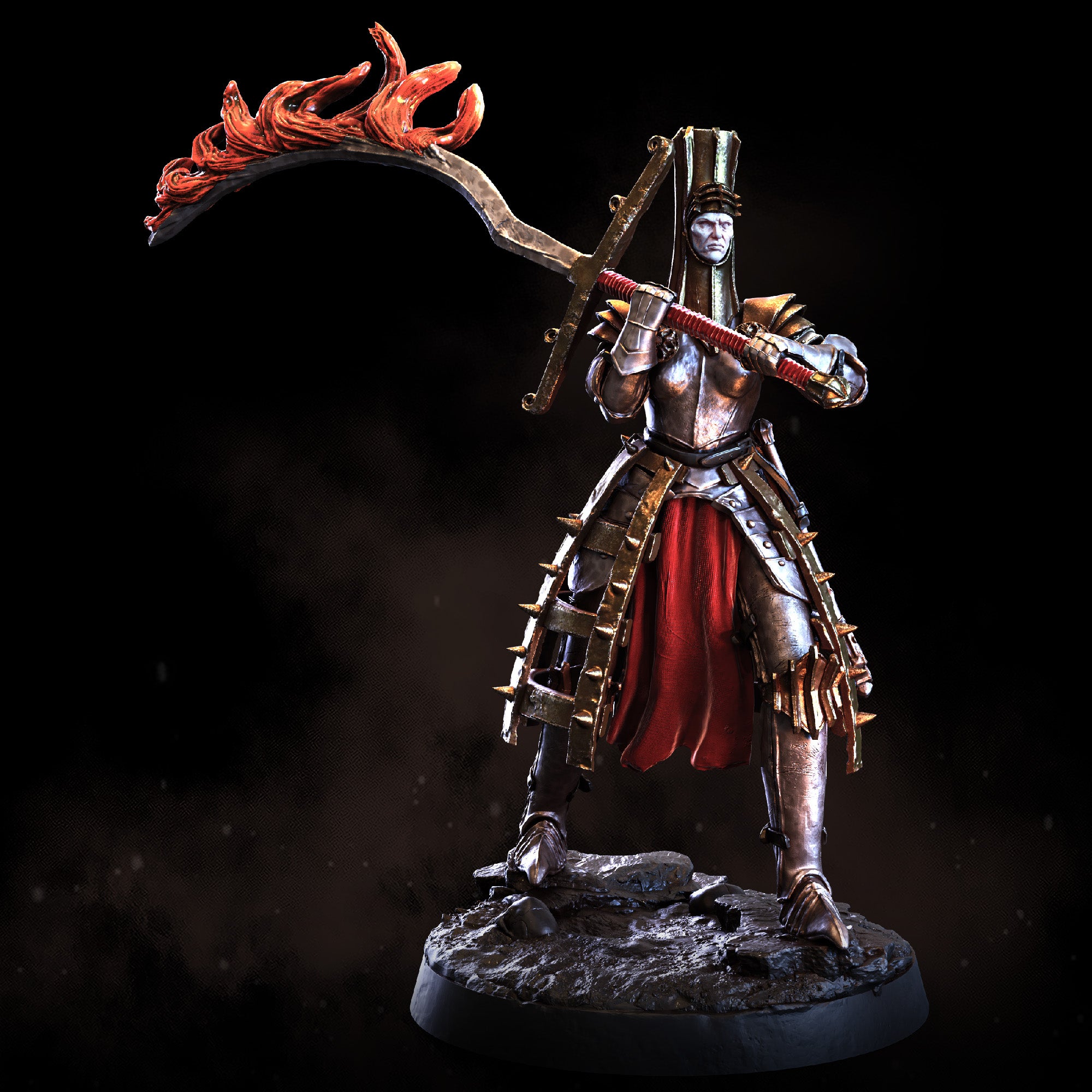 Flameblade Knight | Penitent Crusade – Bestiarum Games