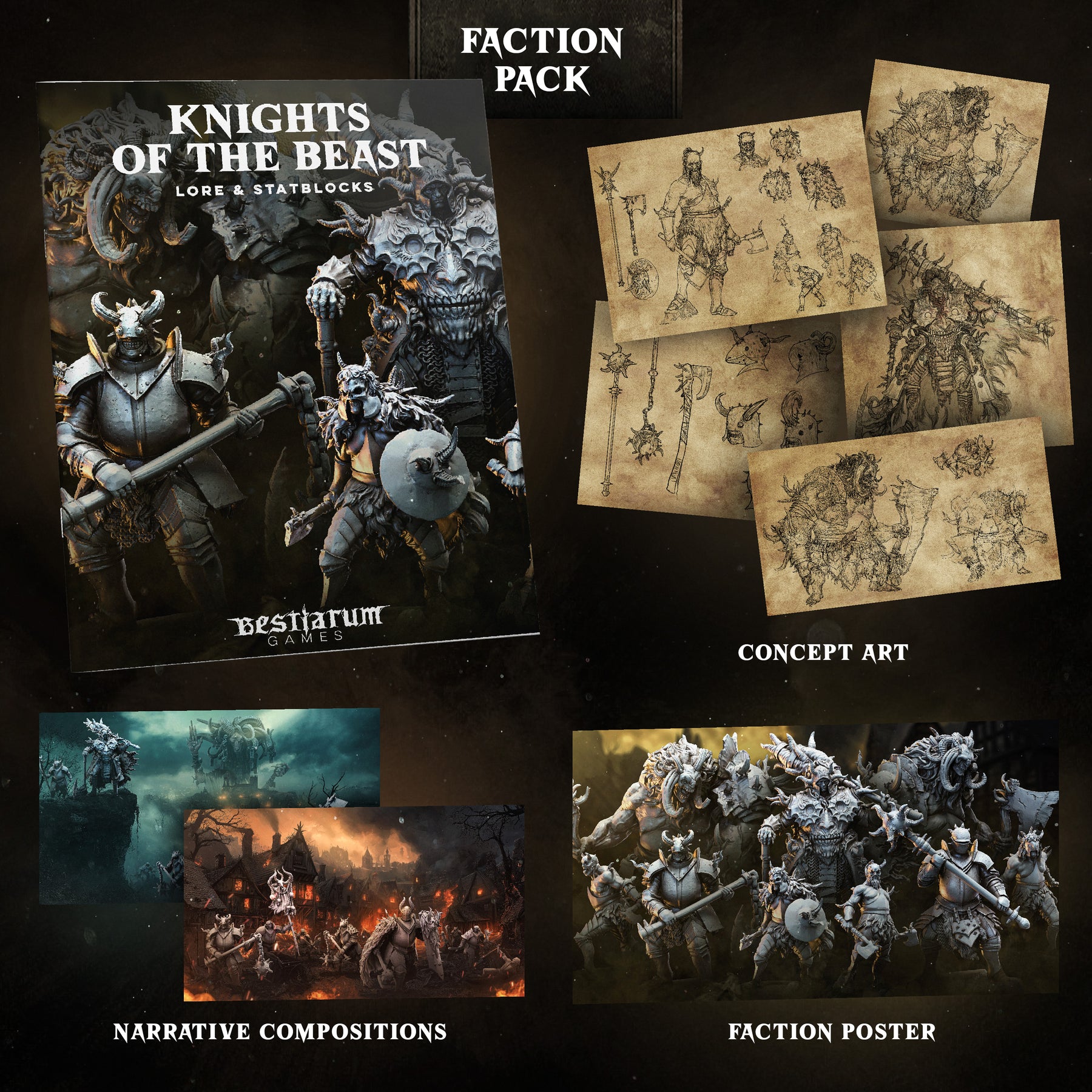 Knights of the Beast - Faction Pack | RPG – Bestiarum Games