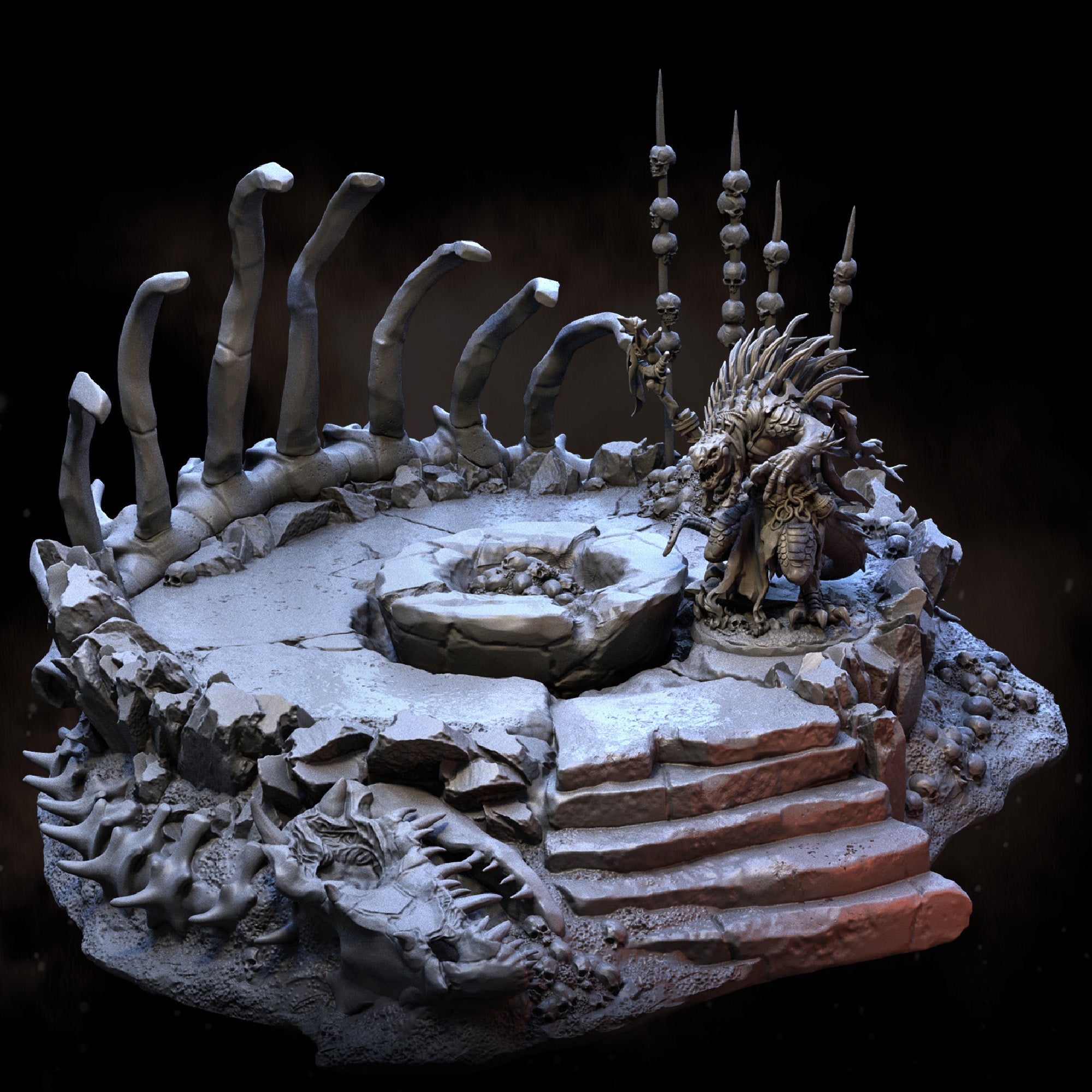 Sekhaton Altar | Sekhaton Tribe – Bestiarum Games