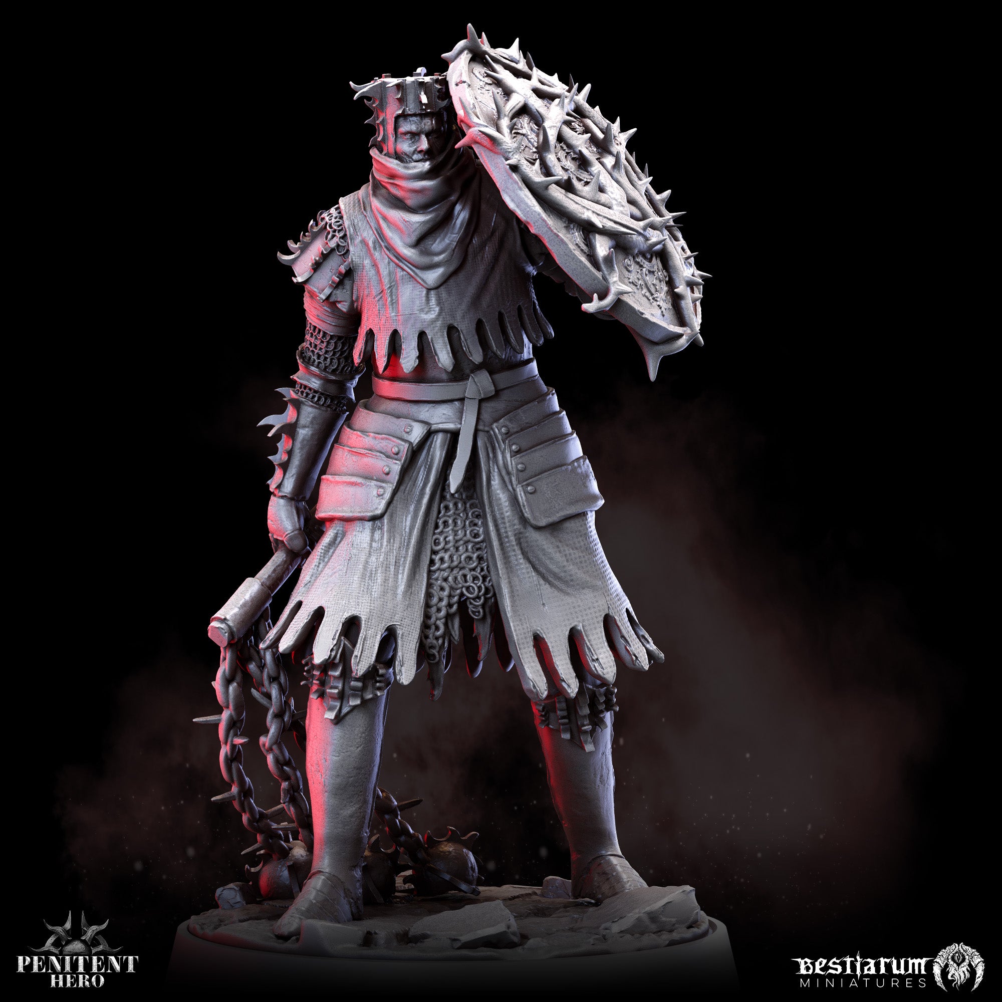 The Knight of Thorns | Penitent Hero | Bestiarum | Miniatures | D&D ...