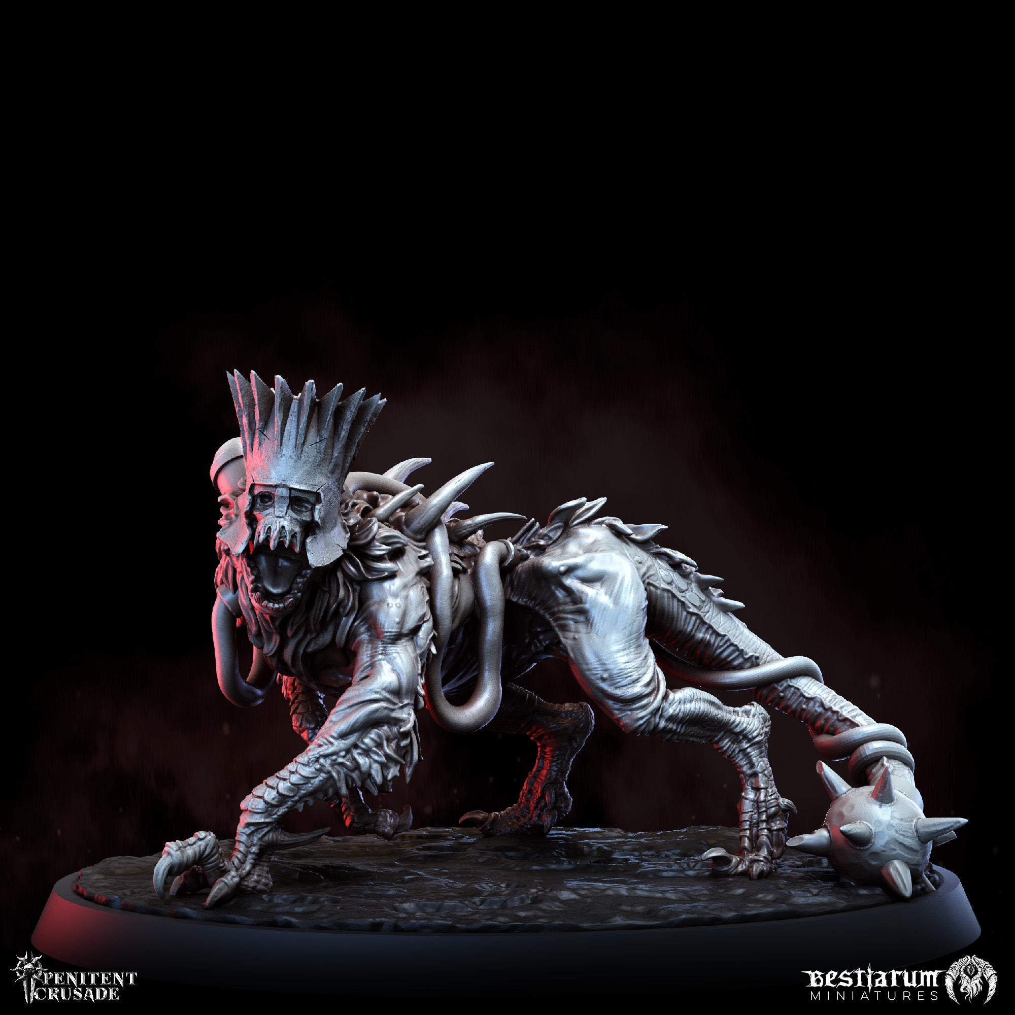 Charnel Houndmould | STL | Trench Invasion – Bestiarum Games