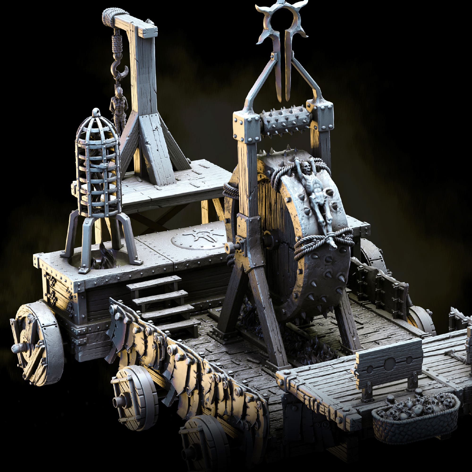 The Shrivewain | STL | Folk of the Realm – Bestiarum Games