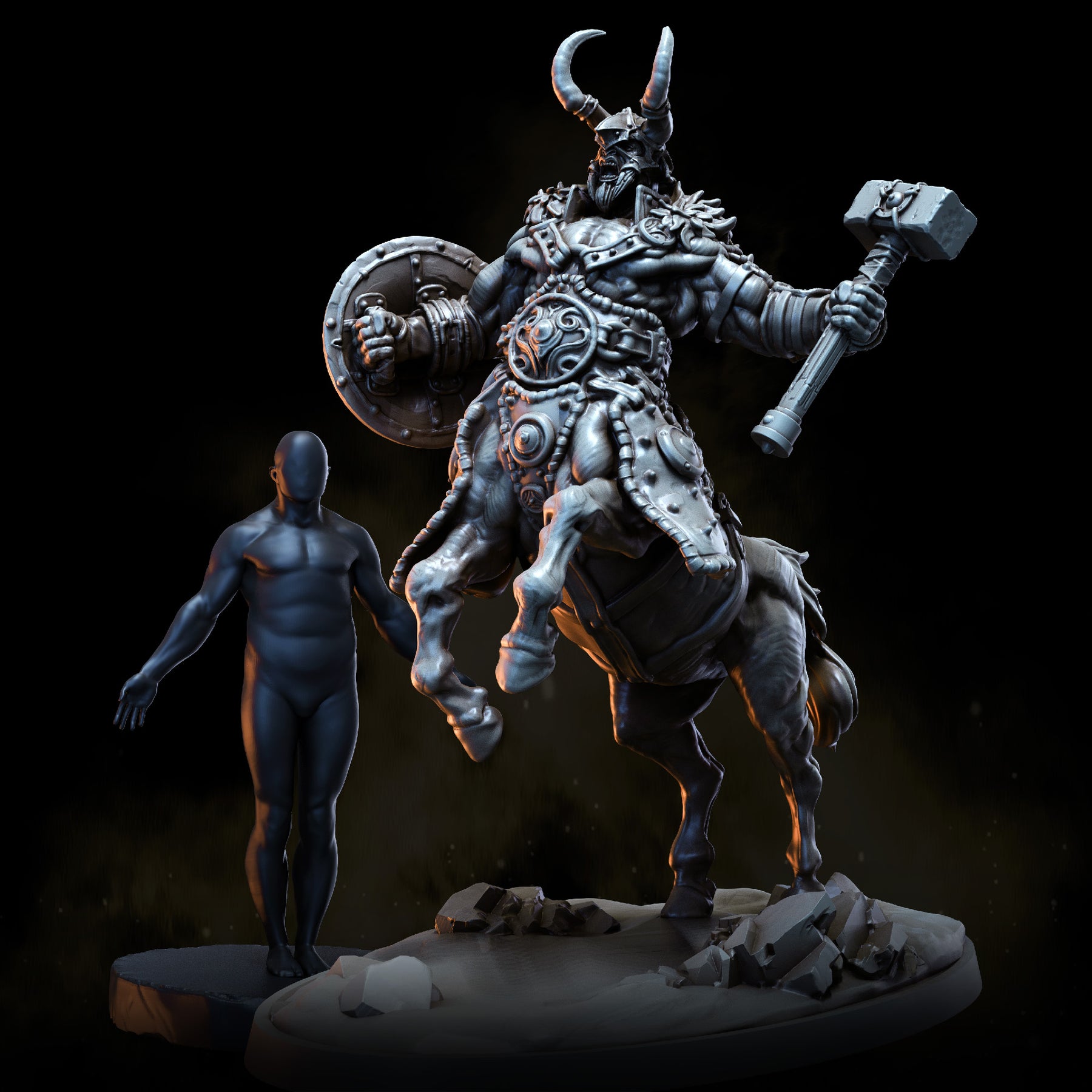 Centaur Warriors | STL | Wrath of the Wild – Bestiarum Games